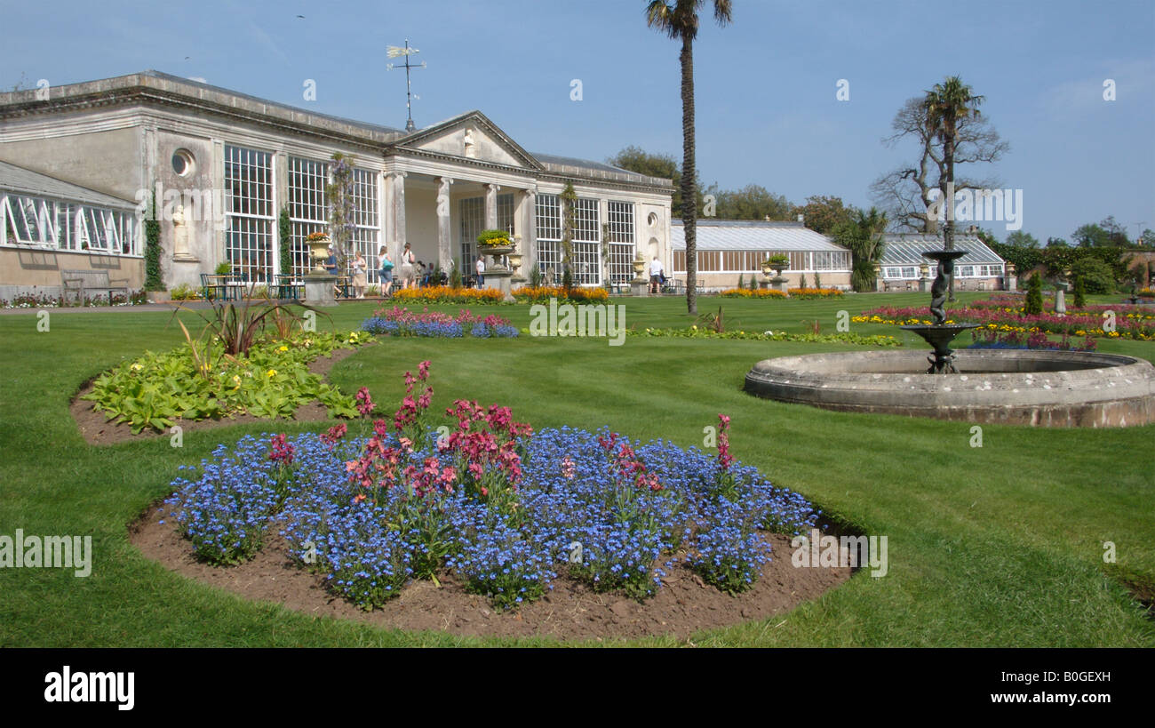 The Orangery at Bicton Botanical Gardens Exeter Devon UK Stock Photo ...