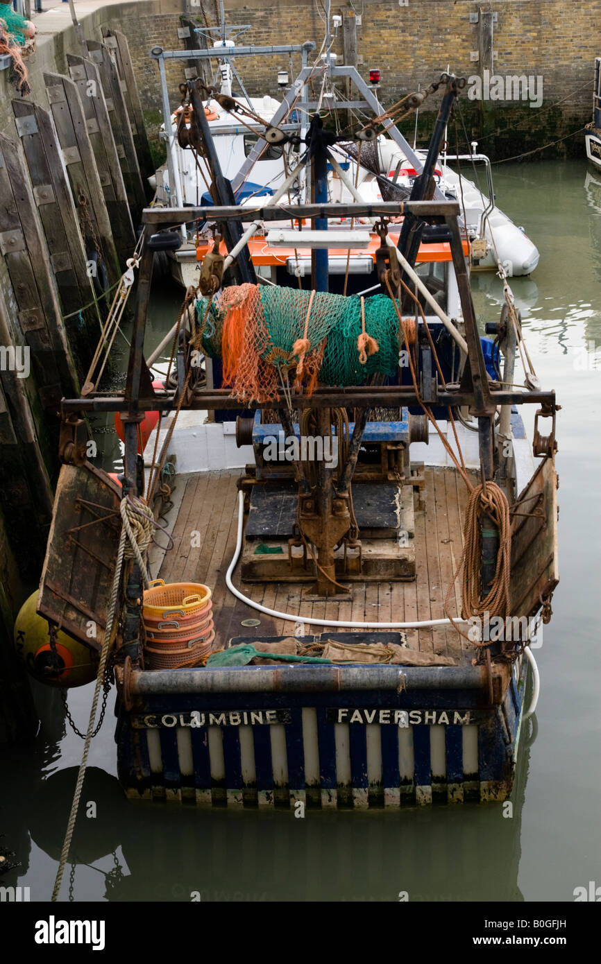 Fishing Boat in Whitstable Kent England Great Britain Stock Photo - Alamy