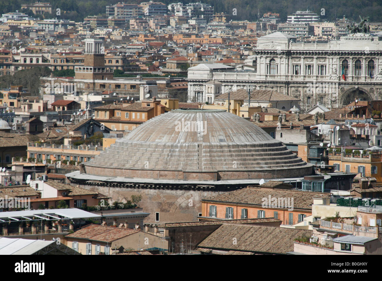 Roman pantheon aerial hi-res stock photography and images - Alamy