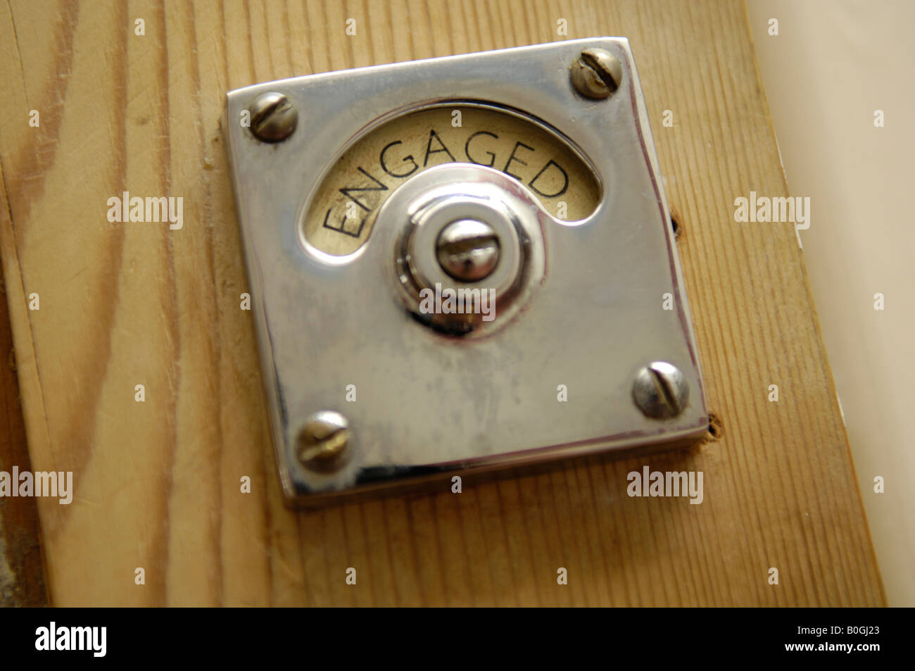 Engaged toilet sign hi-res stock photography and images - Alamy