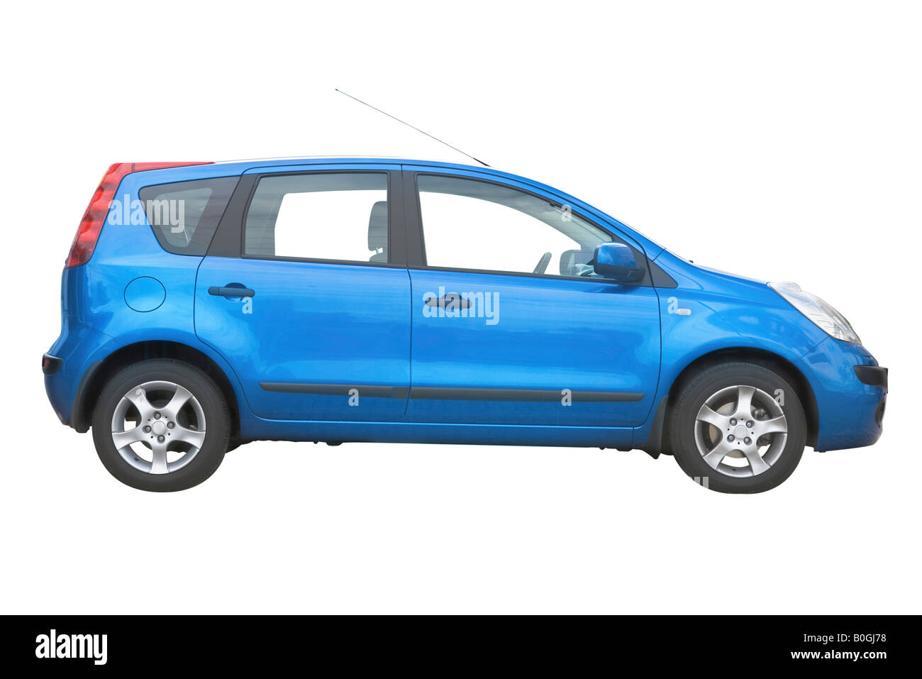 Hatchback car over white background Stock Photo - Alamy