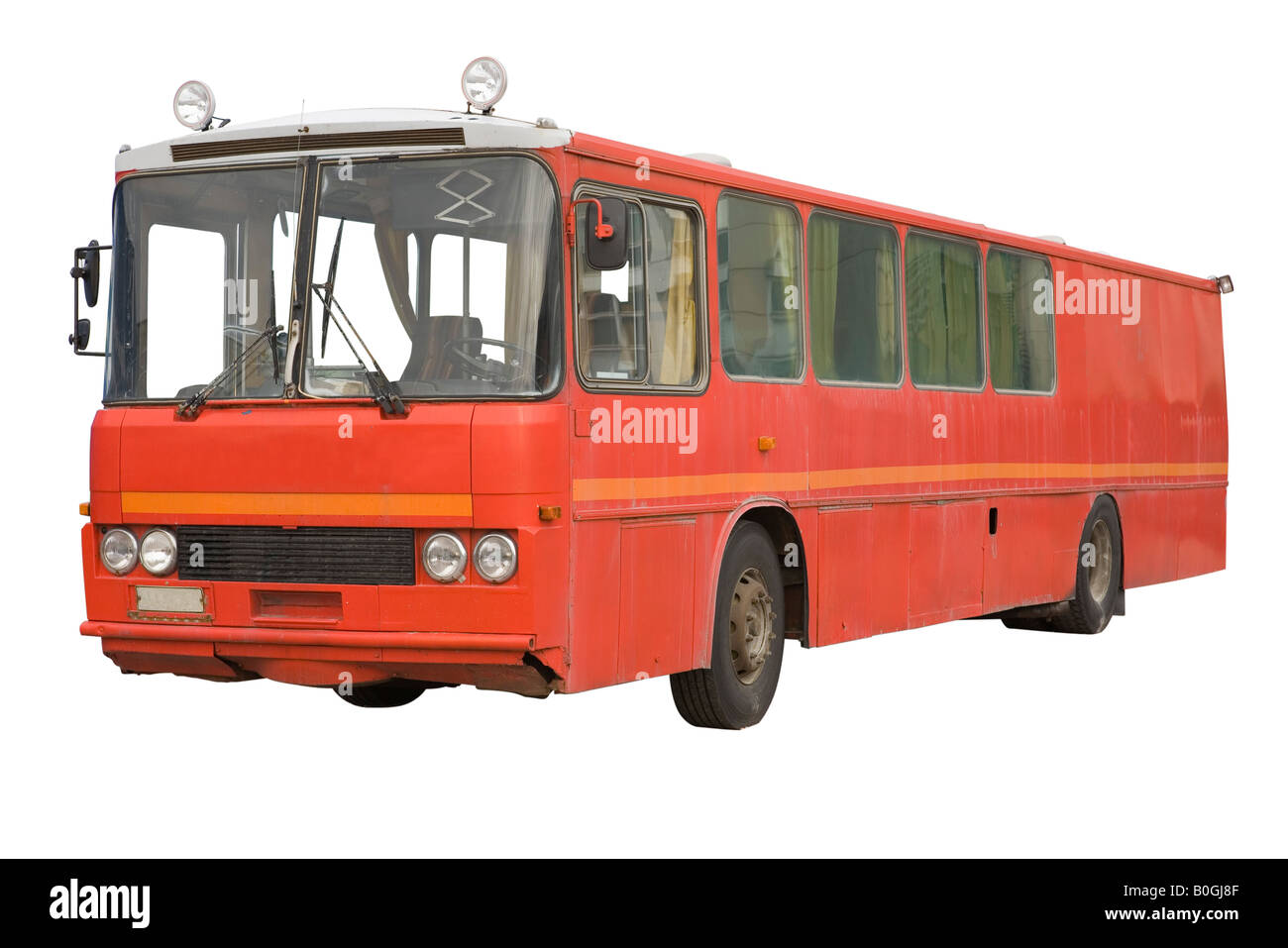 Old red bus Cut Out Stock Images & Pictures - Alamy