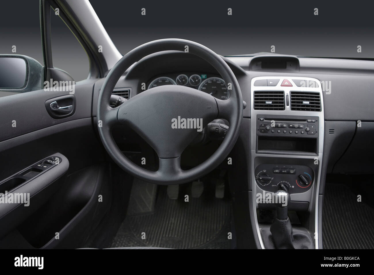 Interior view of a car Stock Photo - Alamy