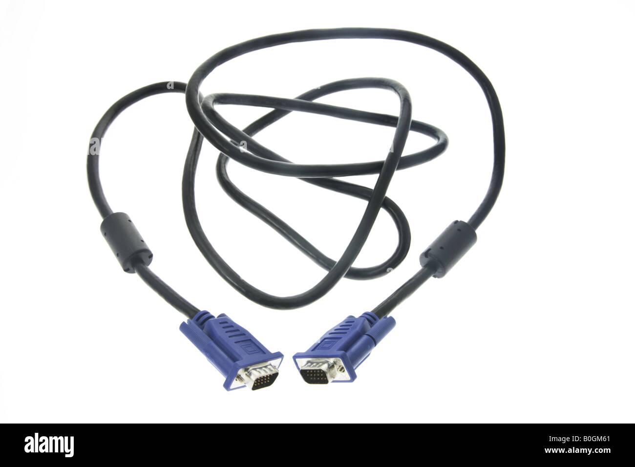 Computer Monitor Cable Stock Photo - Alamy