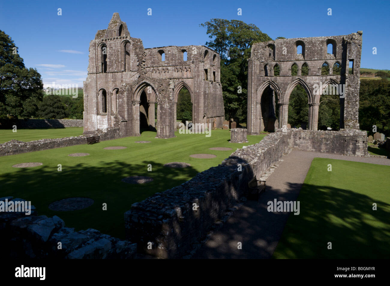 Dundrennan Abbey, Kirkcudbrightshire, South West Scotland Stock Photo ...