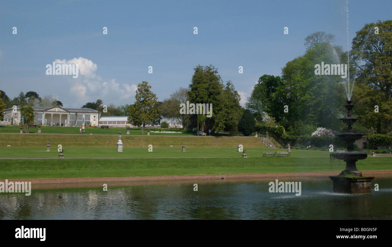 The Orangery at Bicton Botanical Gardens Exeter Devon UK Stock Photo ...