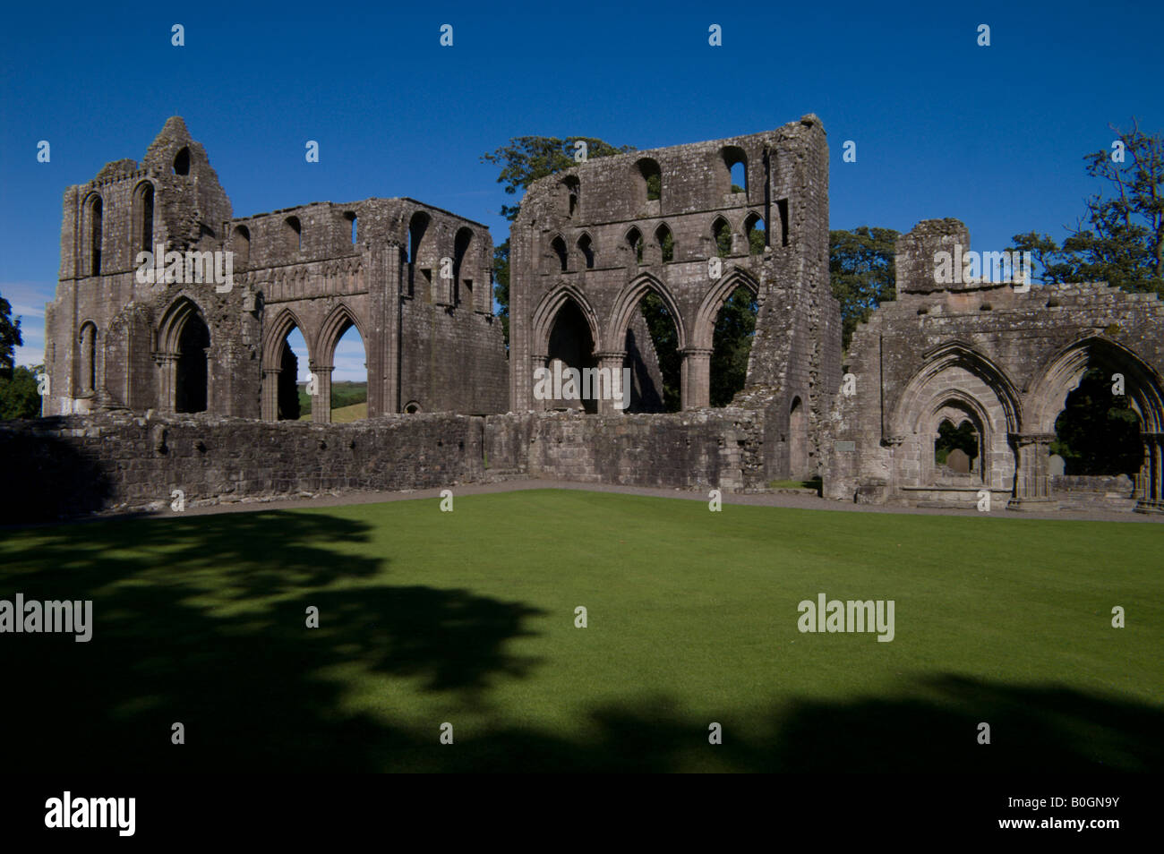 Dundrennan Abbey, Kirkcudbrightshire, South West Scotland Stock Photo ...
