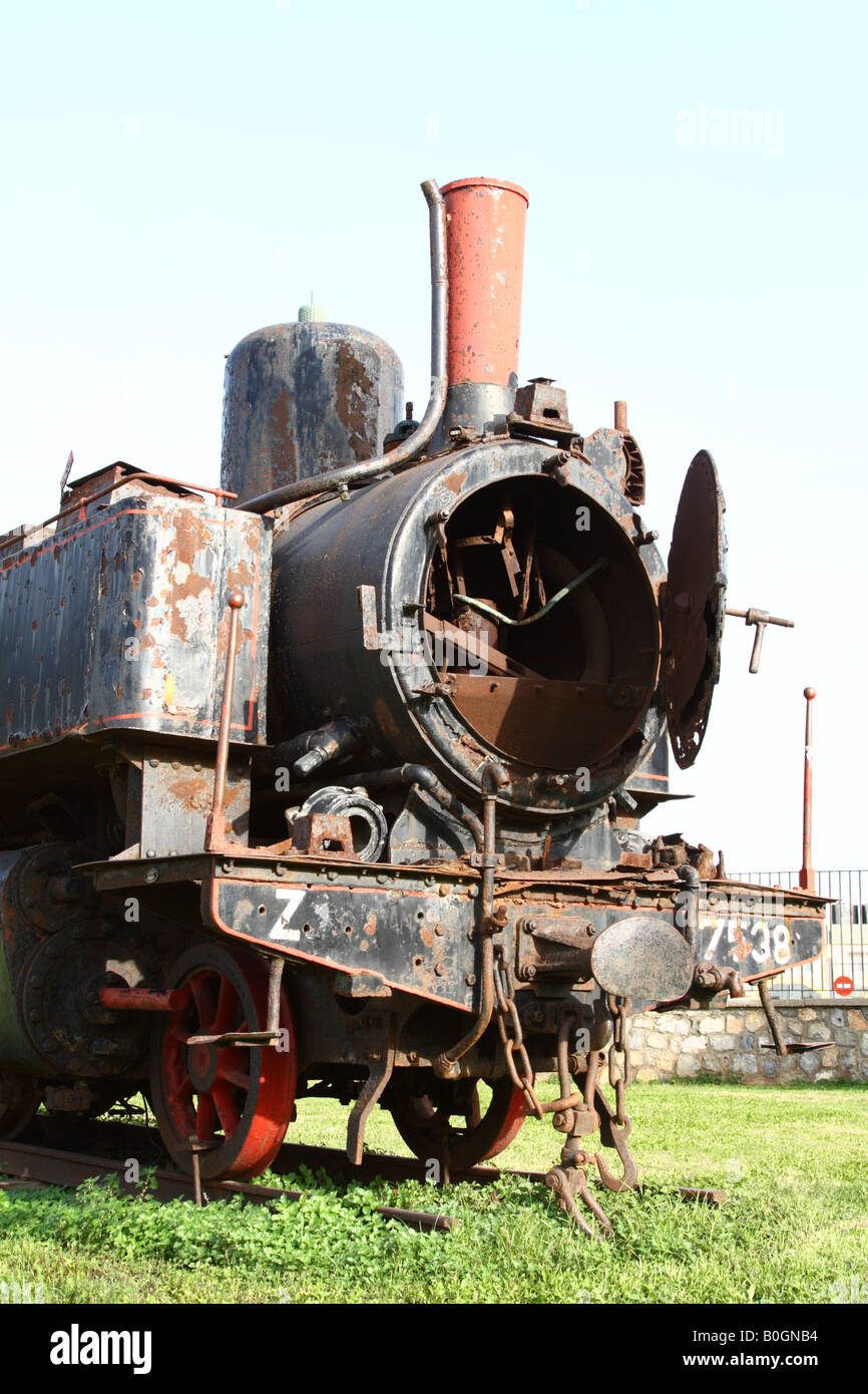 an old abandoned rusty train Stock Photo - Alamy
