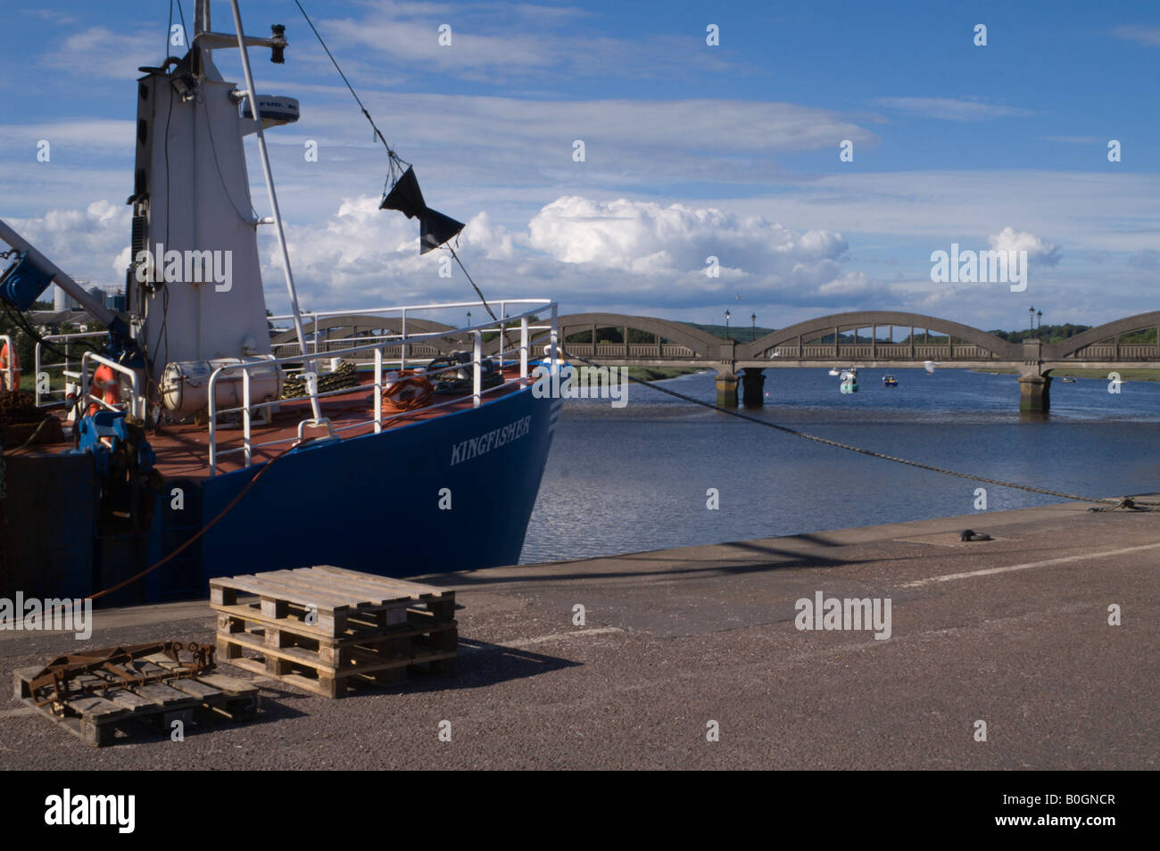 The bridge at Kirkcudbright, South West Scotland Stock Photo - Alamy