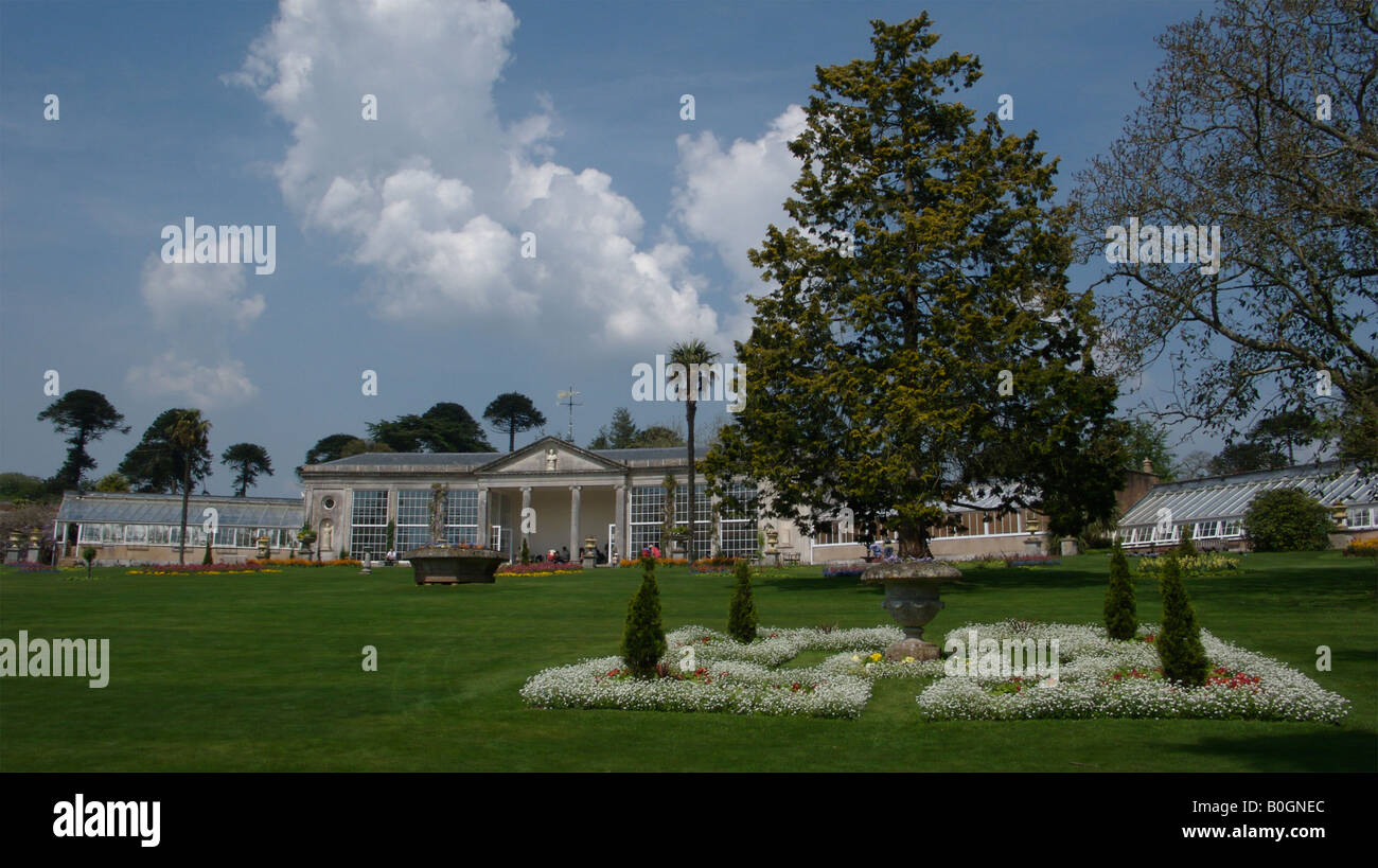 The Orangery at Bicton Botanical Gardens Exeter Devon UK Stock Photo ...