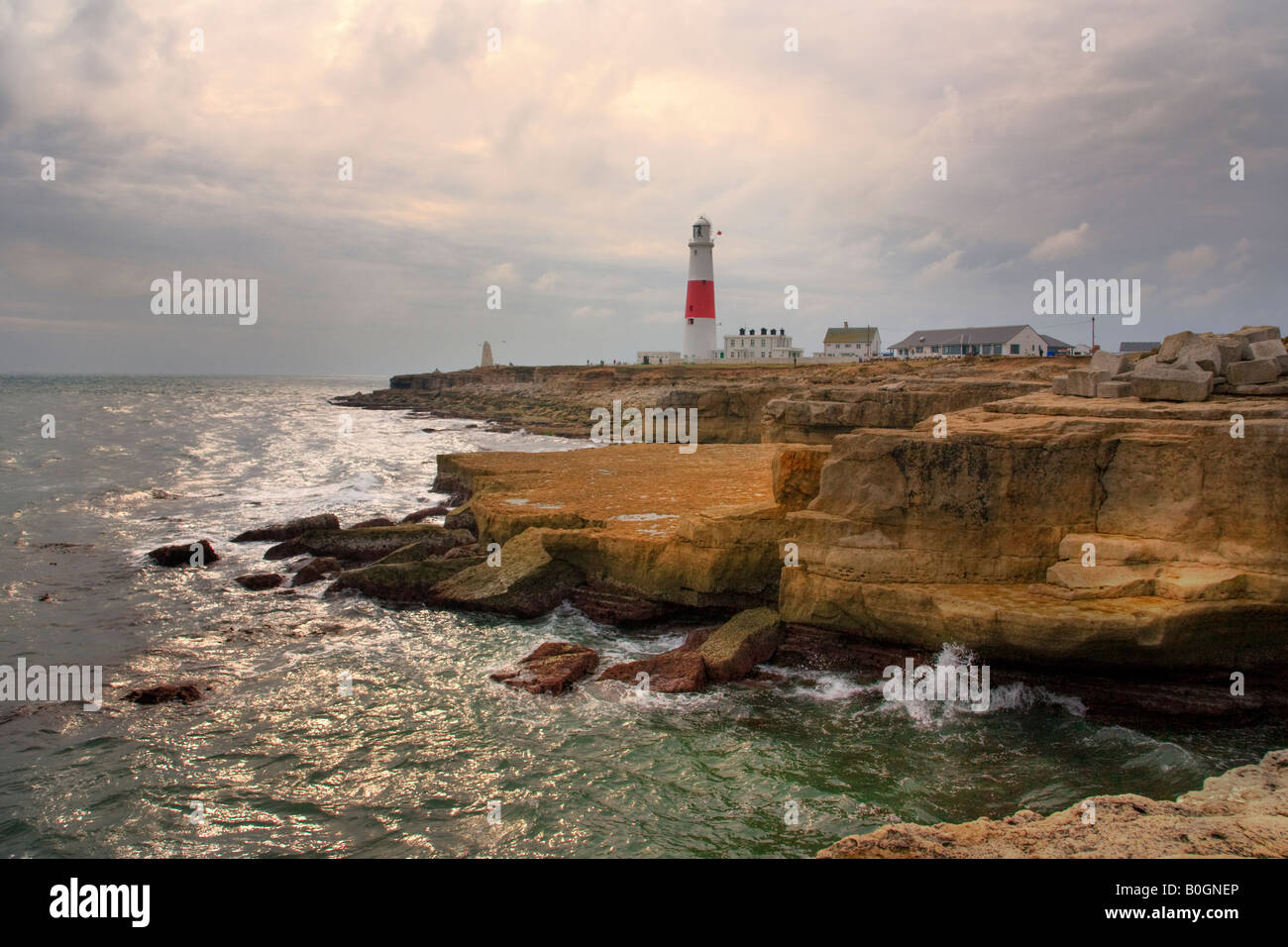 Portland Bill and lighthouse Dorset England UK Stock Photo - Alamy