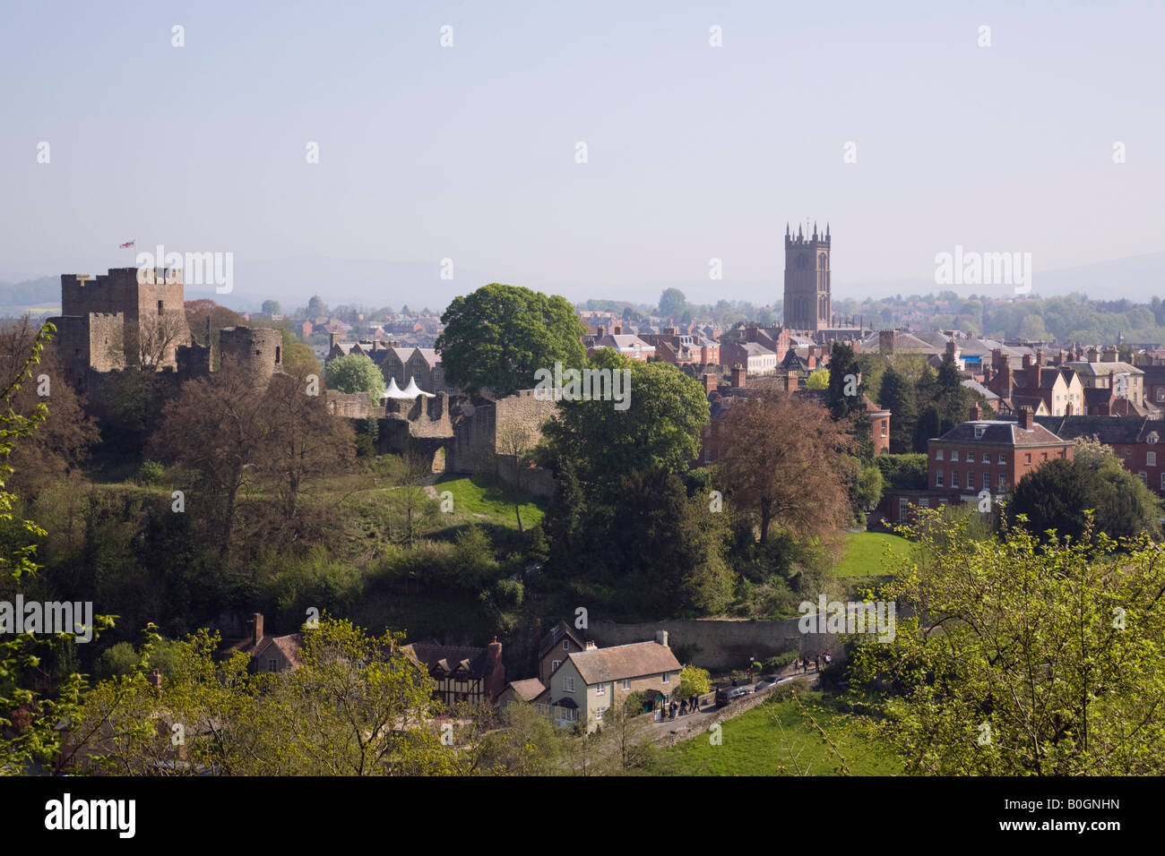 Ludlow england castle hi-res stock photography and images - Alamy