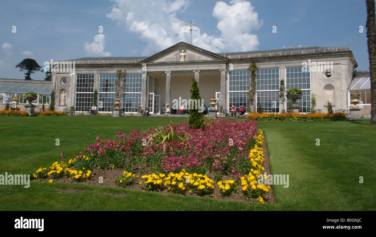 The Orangery at Bicton Botanical Gardens Exeter Devon UK Stock Photo ...