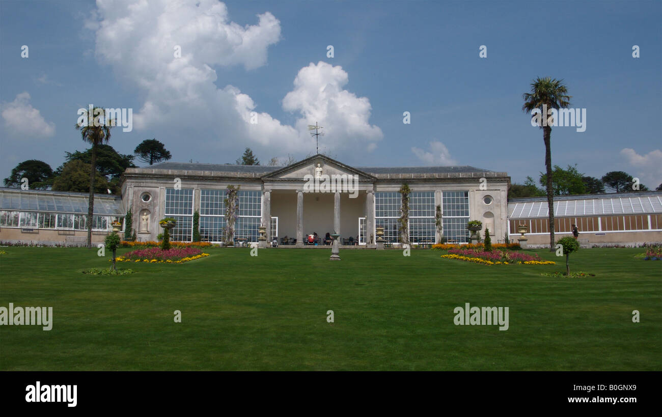 The Orangery at Bicton Botanical Gardens Exeter Devon UK Stock Photo ...