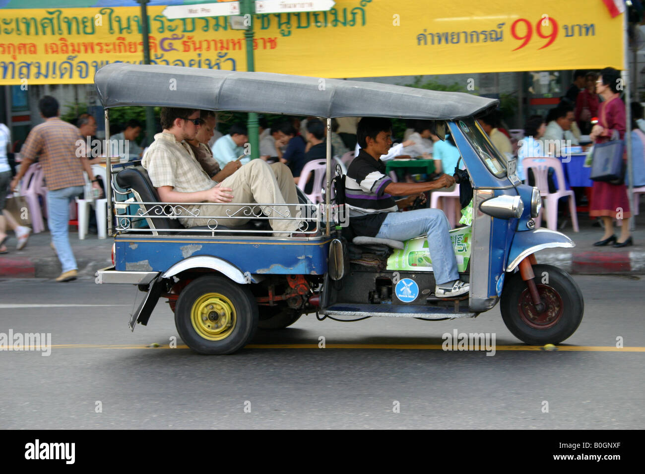 Stock photo of traditional Thai Tuk Tuk transport Stock Photo - Alamy