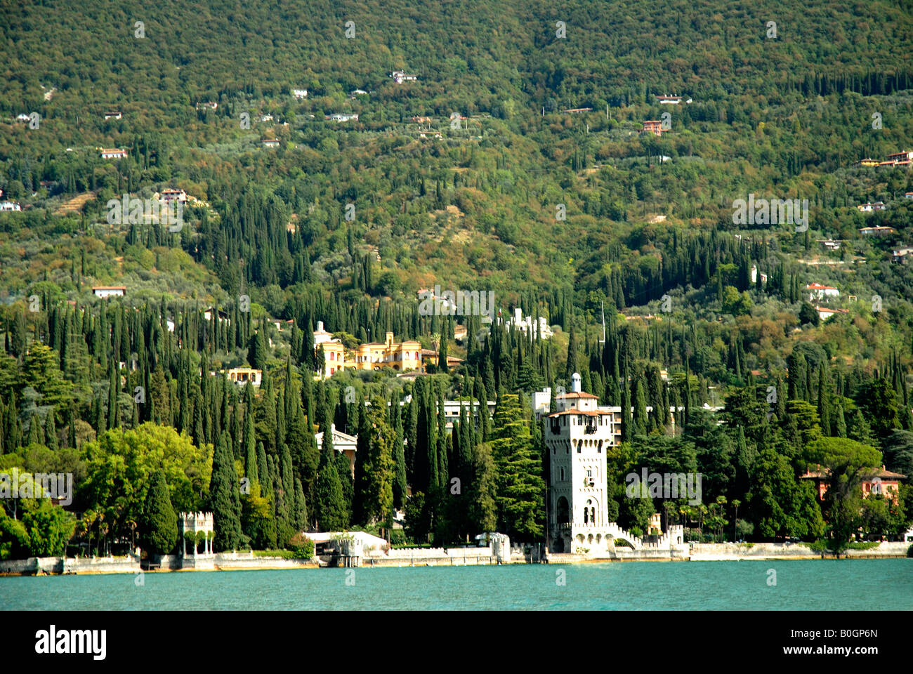 Gardone Riviera on Lake Garda Stock Photo - Alamy