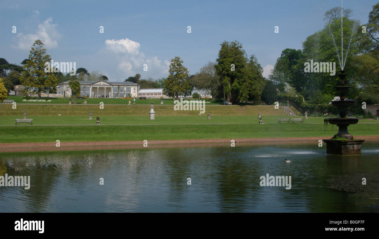 The Orangery at Bicton Botanical Gardens Exeter Devon UK Stock Photo ...