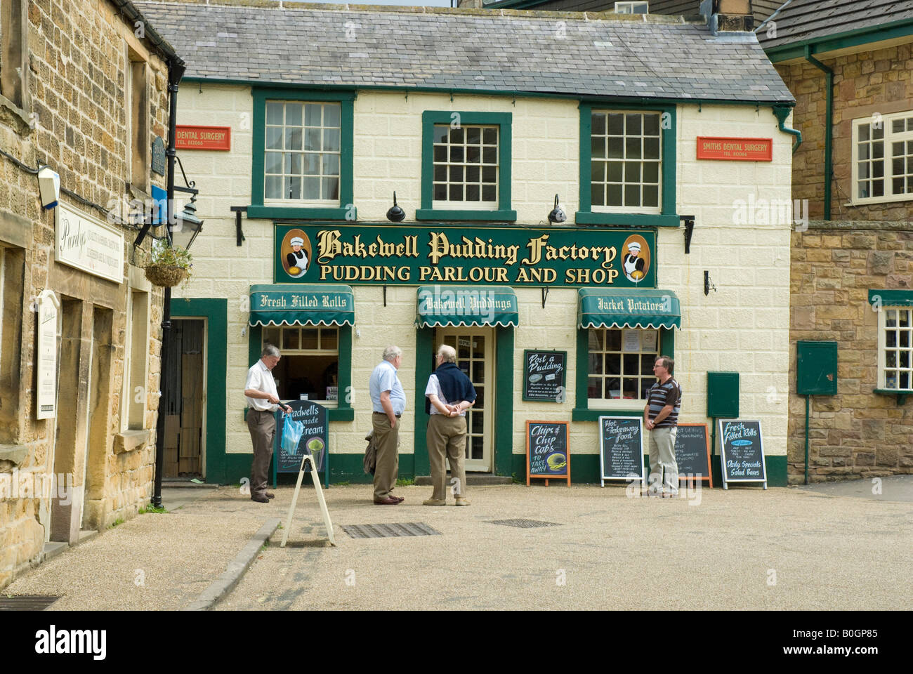 Bakewell Pudding Factory Stock Photo - Alamy