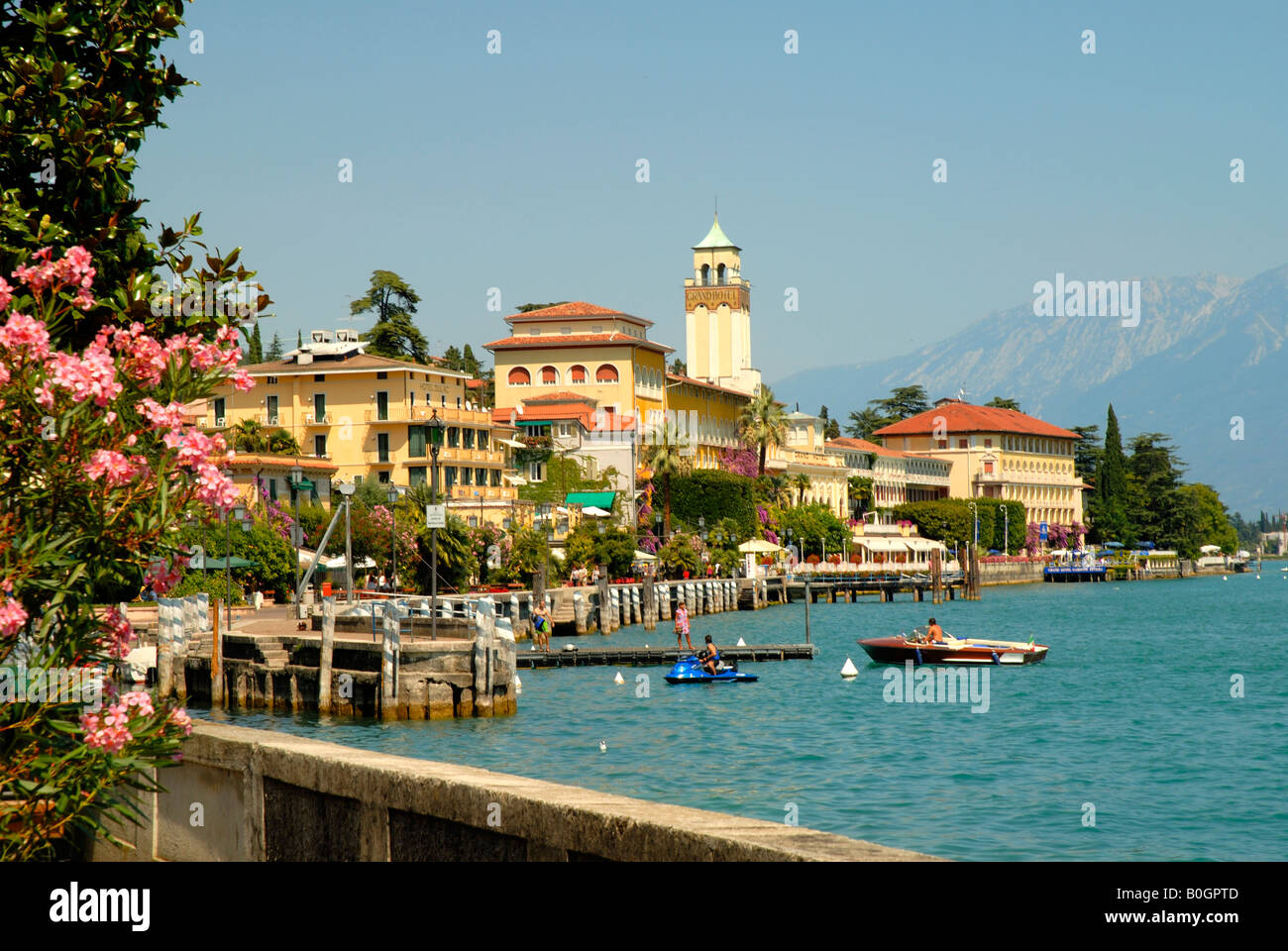 Gardone Riviera on Lake Garda Stock Photo - Alamy