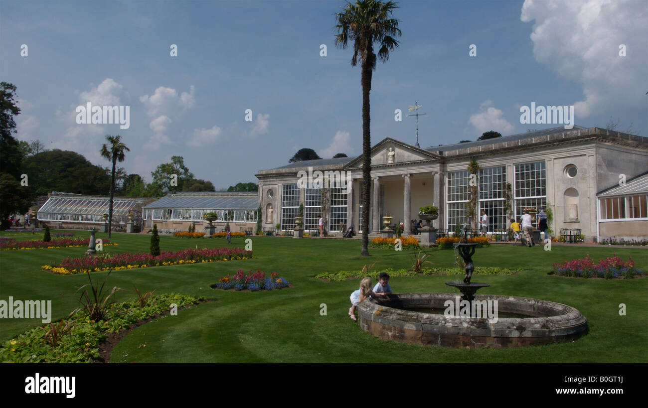 The Orangery at Bicton Botanical Gardens Exeter Devon UK Stock Photo ...
