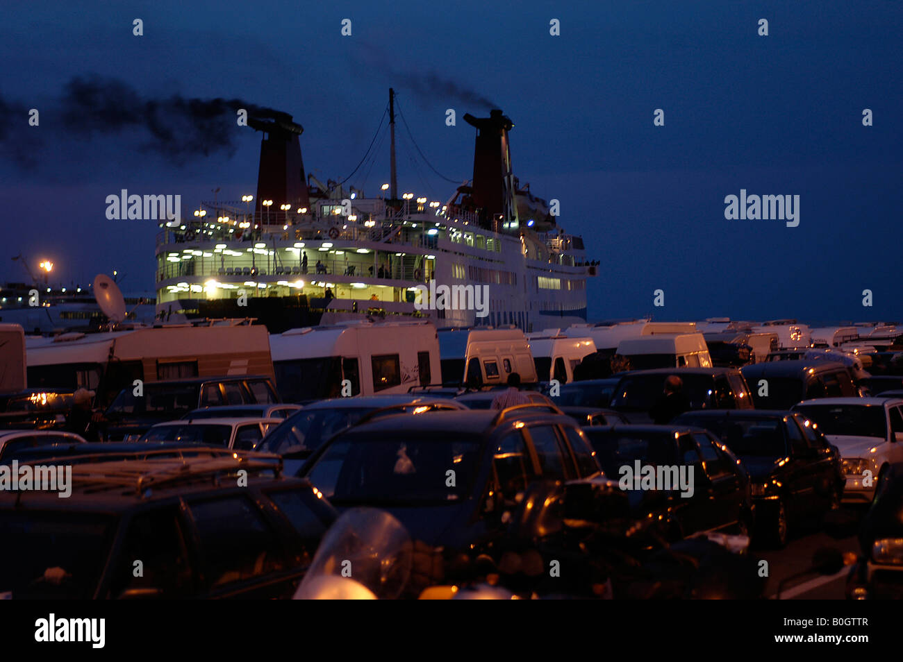 embarquement Tanger ferry boat Stock Photo - Alamy