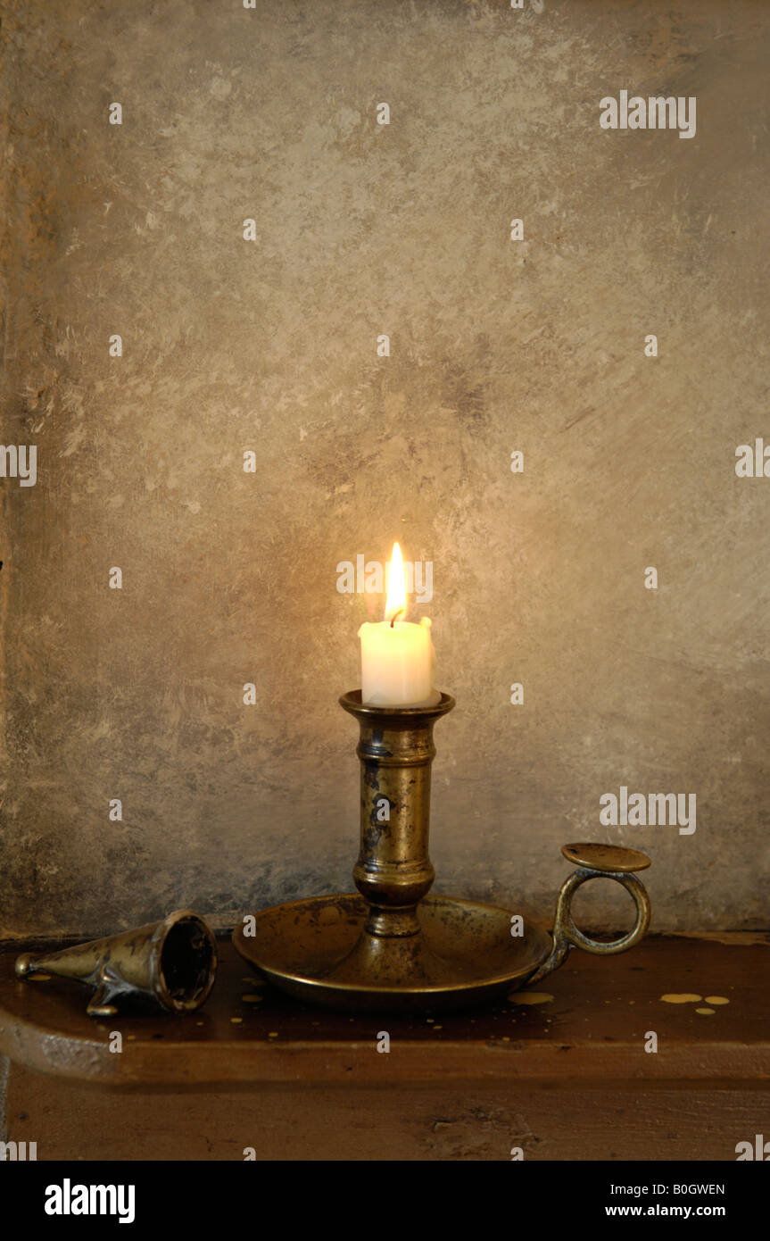 Traditional candlestick UK Stock Photo - Alamy