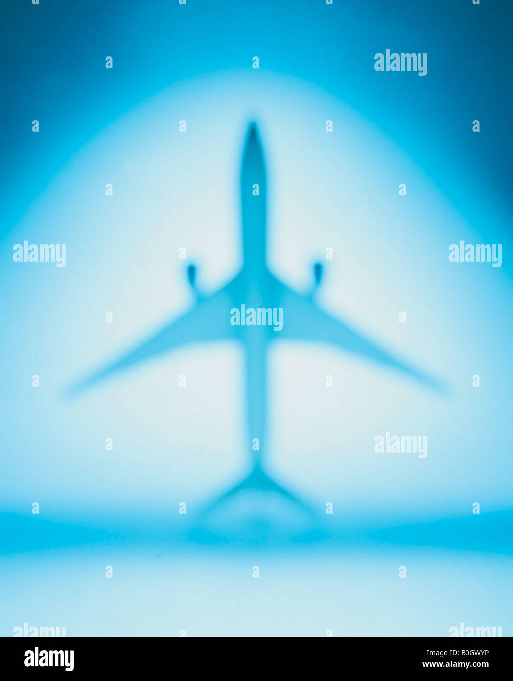 Airplane outline hi-res stock photography and images - Alamy