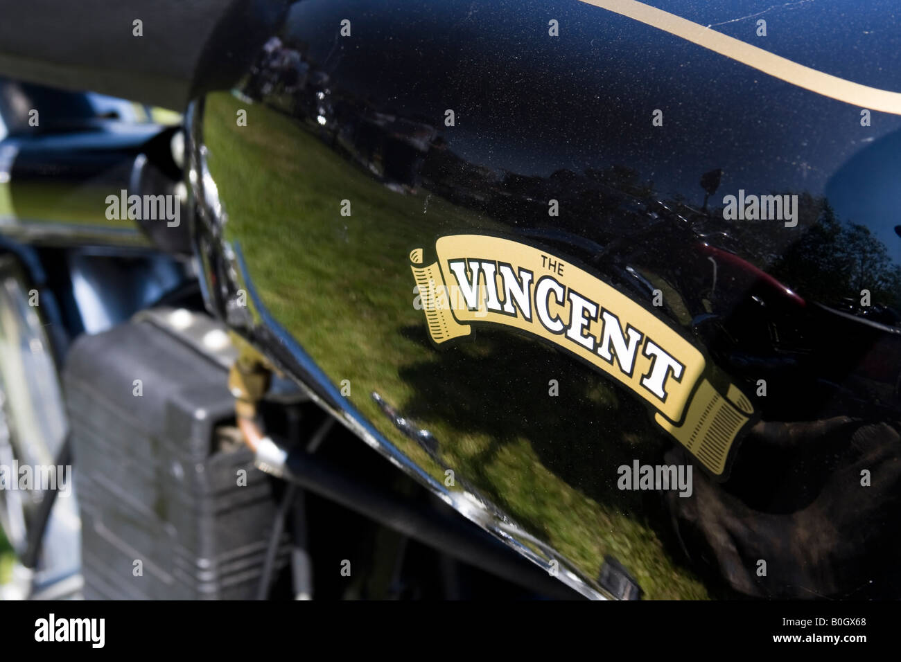 Vincent motorbike logo motorcycle hi-res stock photography and images ...