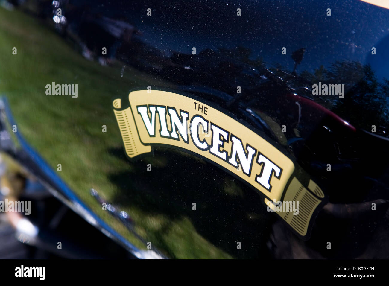 Vincent motorbike logo motorcycle hi-res stock photography and images ...