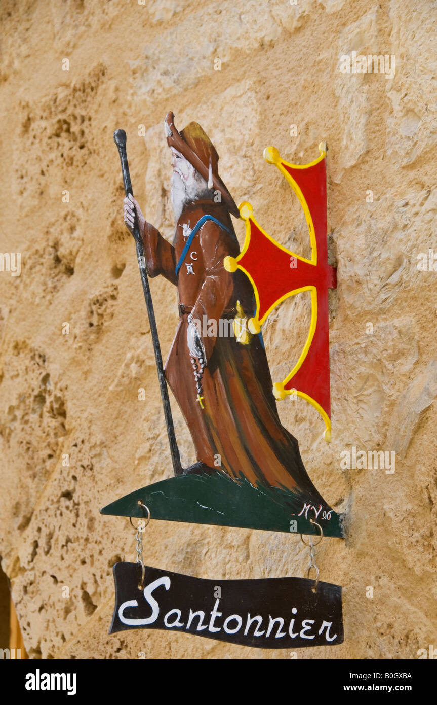 Traditional French village shop sign Stock Photo - Alamy
