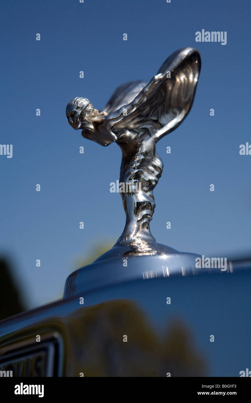 Picture Shows The Spirit of Ecstasy on a Rolls Royce car Stock Photo ...