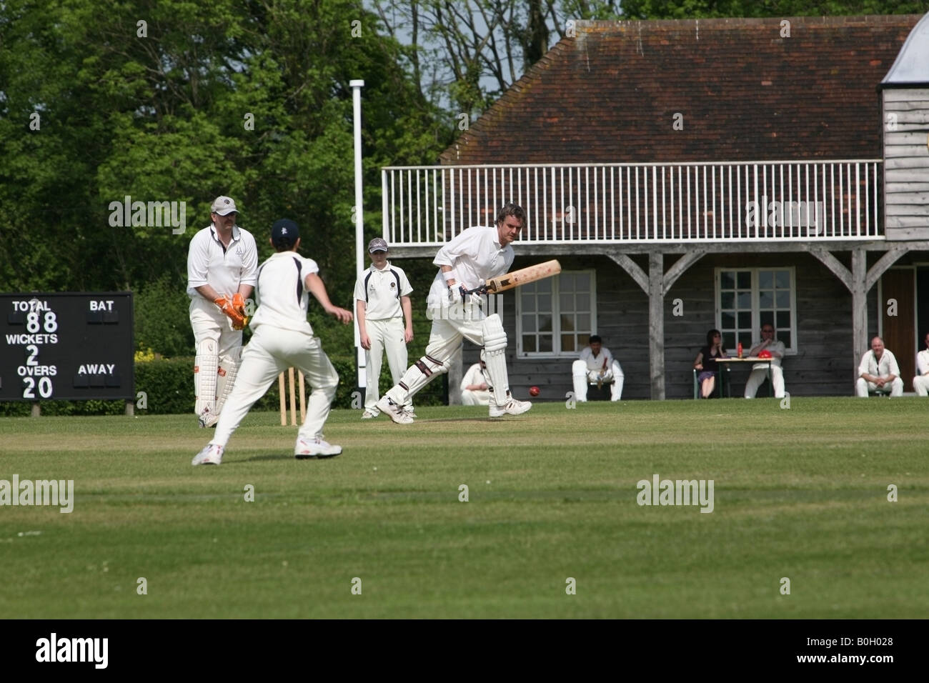 Hambledon cricket club pavilion hi-res stock photography and images - Alamy