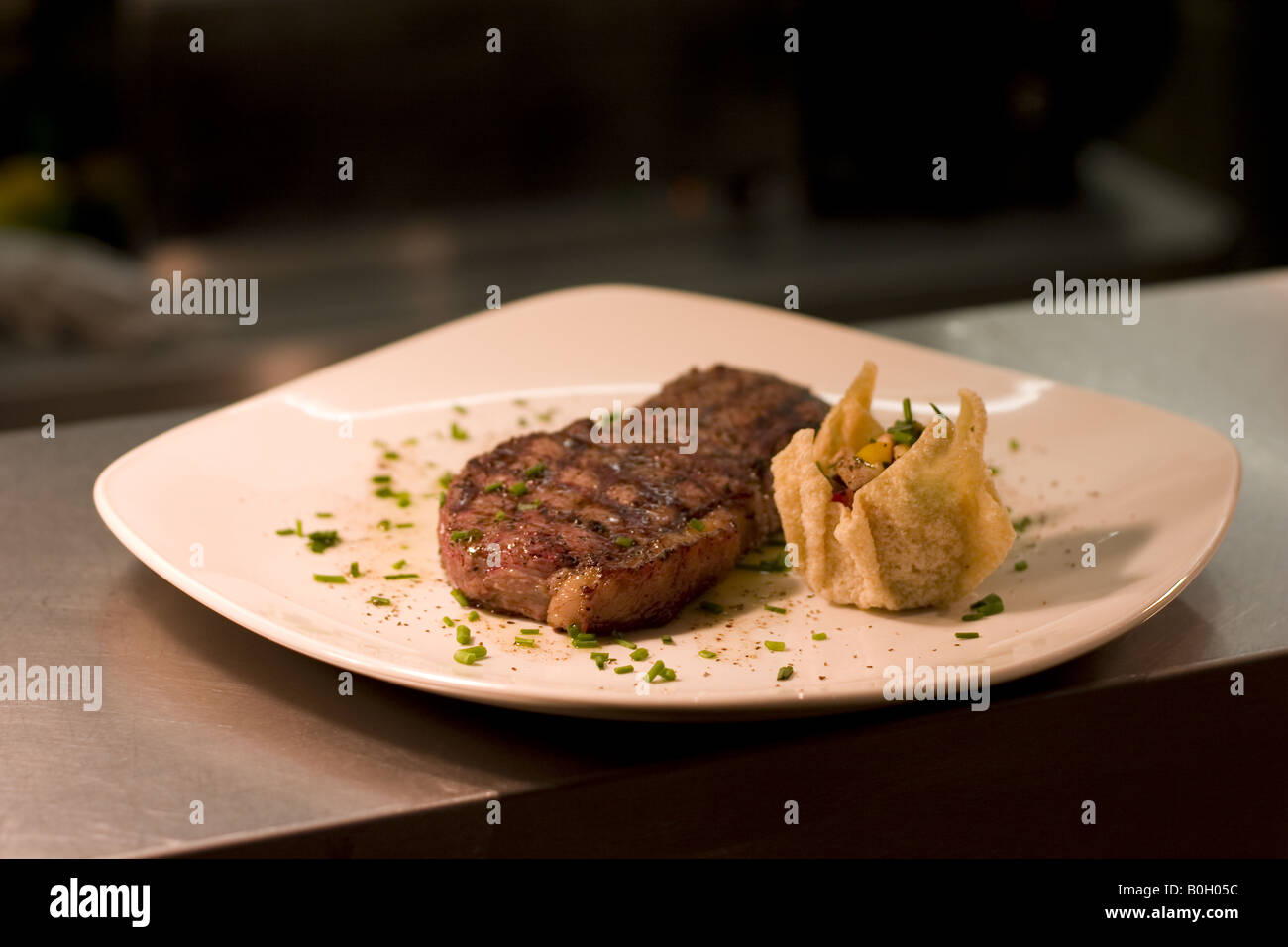 beef steak cooked to perfection Stock Photo - Alamy