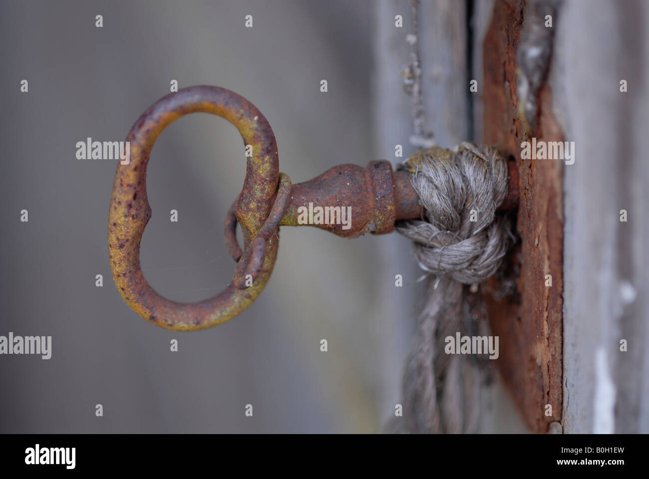 closeup of an old rusty key Stock Photo - Alamy