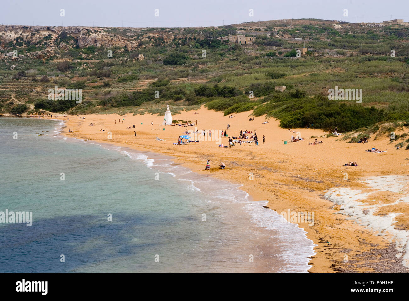 Ramla Bay Gozo Malta Stock Photo - Alamy
