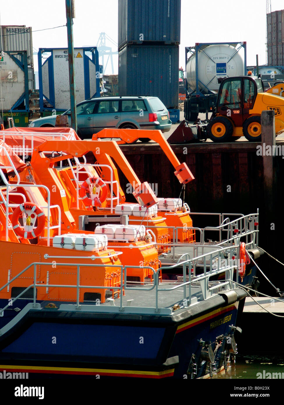 RNLI lifeboats at Harwich Essex Stock Photo - Alamy