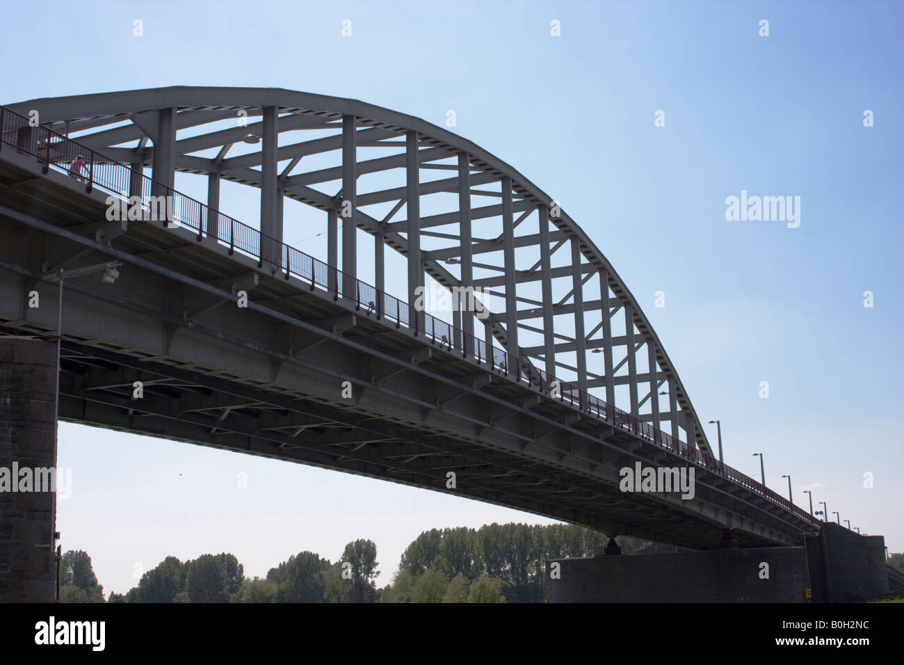 John Frost bridge crossing the river Rhine in Arnhem Stock Photo - Alamy