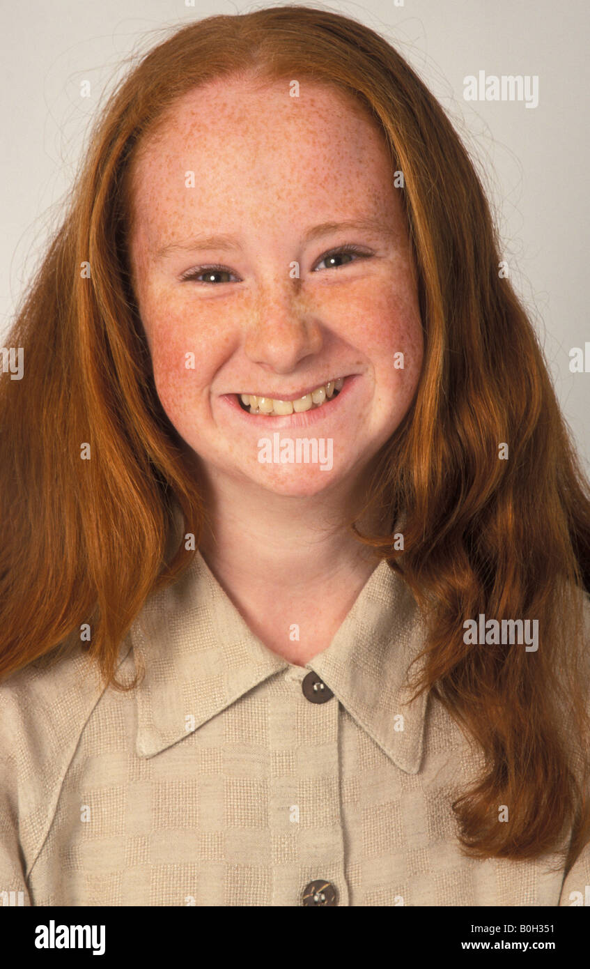 Irish redhead with freckles hi-res stock photography and images - Alamy