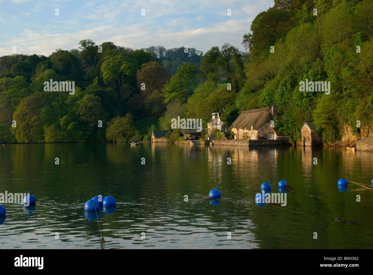 Smugglers Cottage Dittisham South Devon England UK Stock Photo - Alamy