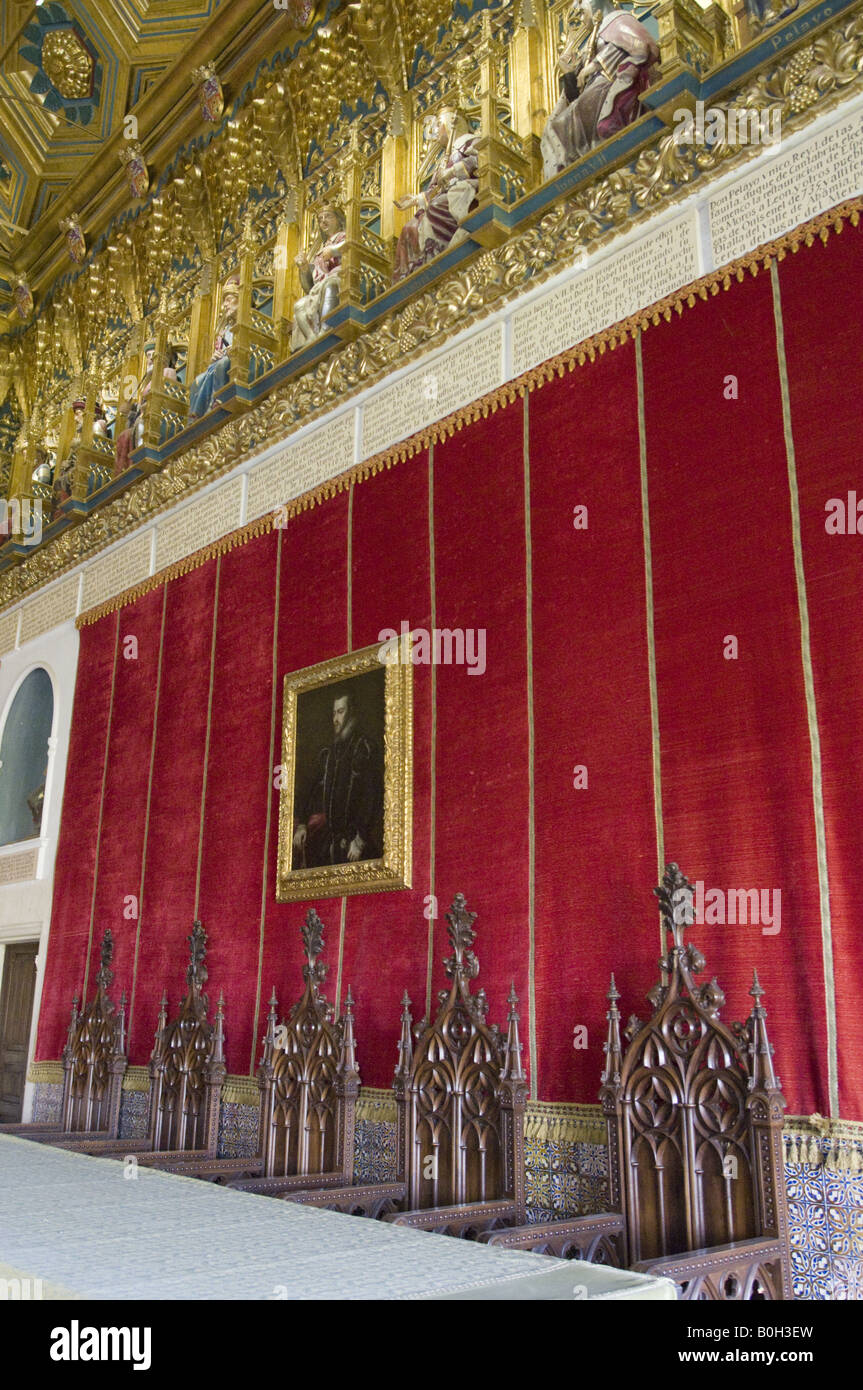 Room in the Alcazar Castle in Segovia, Spain Stock Photo - Alamy