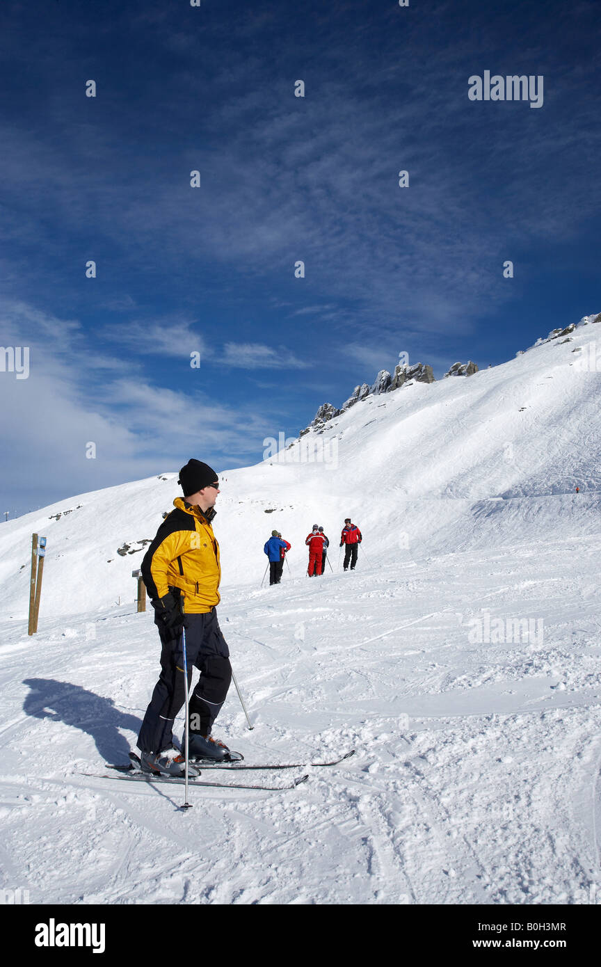 Treble Cone Ski Area near Wanaka South Island New Zealand Stock Photo ...