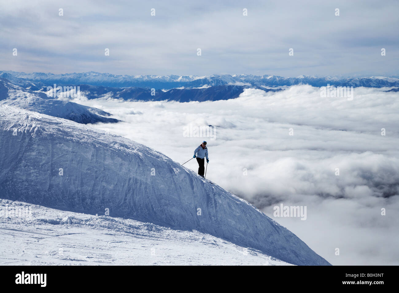 Treble Cone Ski Area near Wanaka South Island New Zealand Stock Photo ...