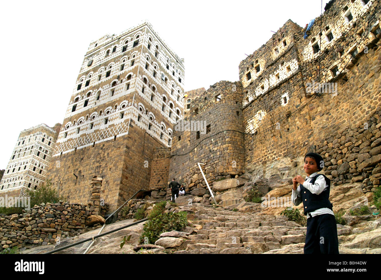 Al Hajjarah, Yemen Stock Photo - Alamy