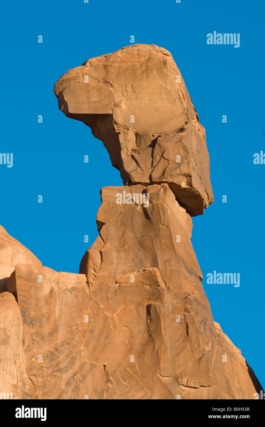 Balanced Rock Nefertiti Arches National Park Utah Stock Photo - Alamy