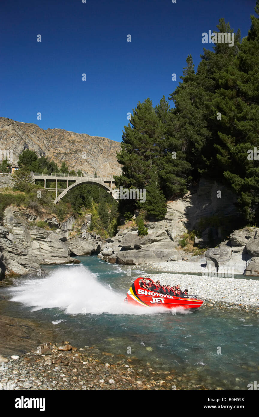 Shotover Jetboat Shotover River Queenstown South Island New Zealand ...