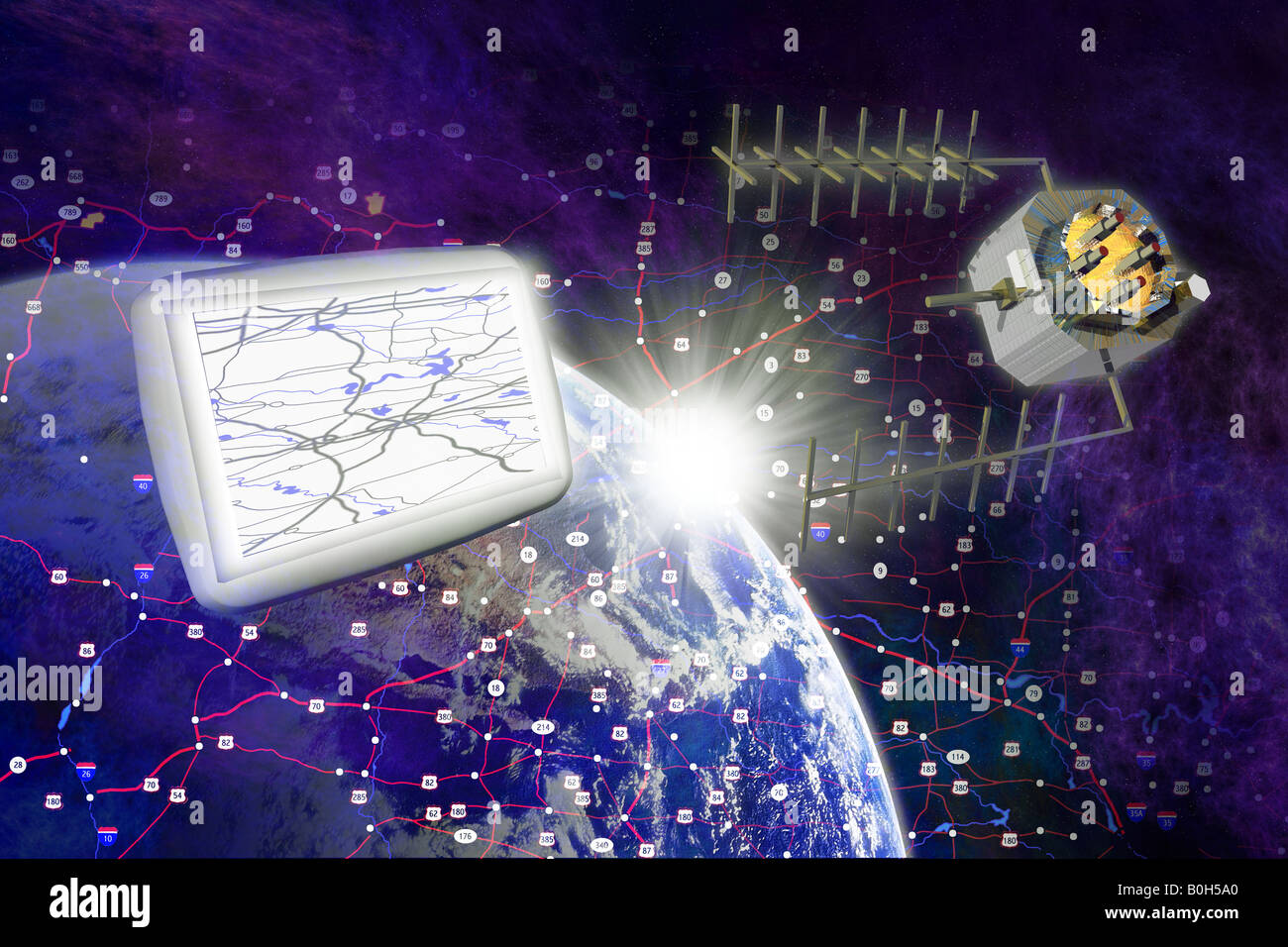 Earth directions hi-res stock photography and images - Alamy