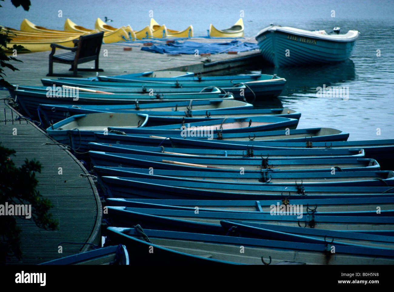 Rowing Boats Serpentine Hyde Park London England Stock Photo - Alamy