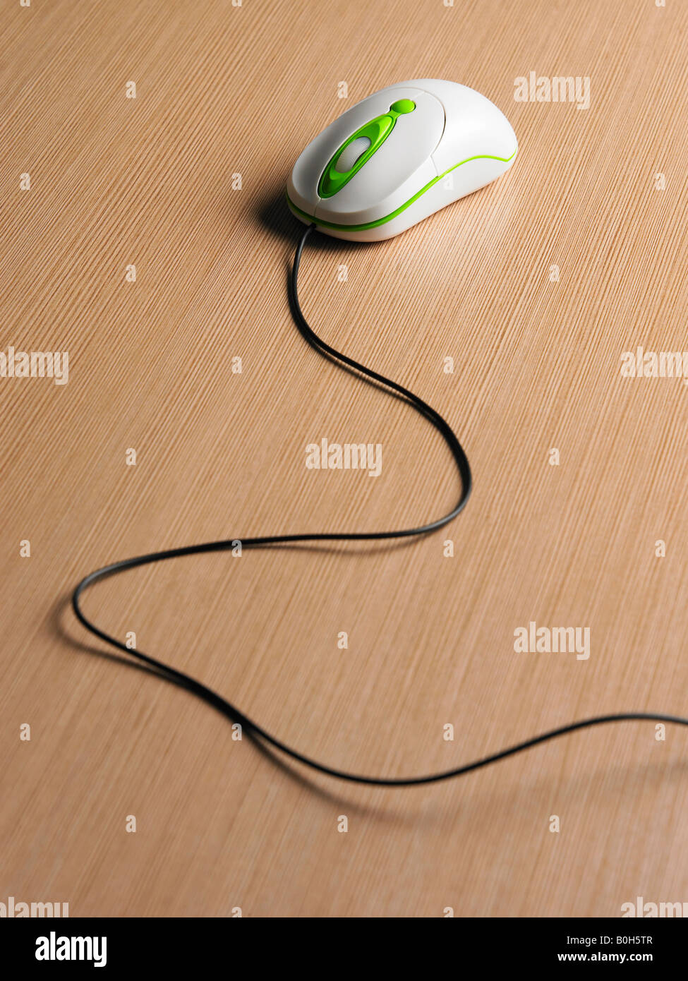 A computer mouse with cord Stock Photo - Alamy