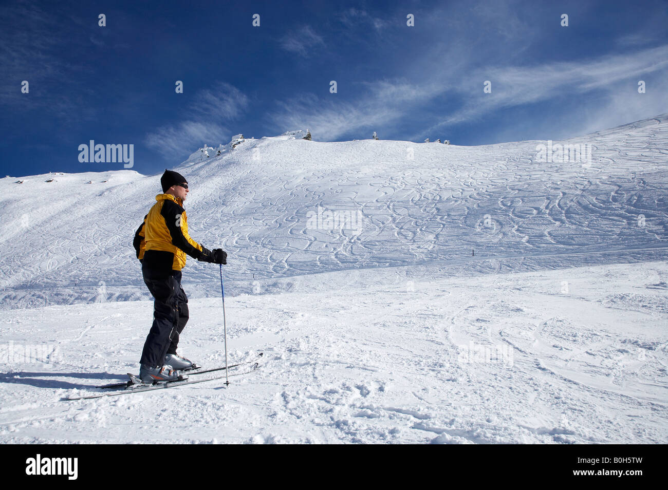 Treble Cone Ski Area near Wanaka South Island New Zealand Stock Photo ...