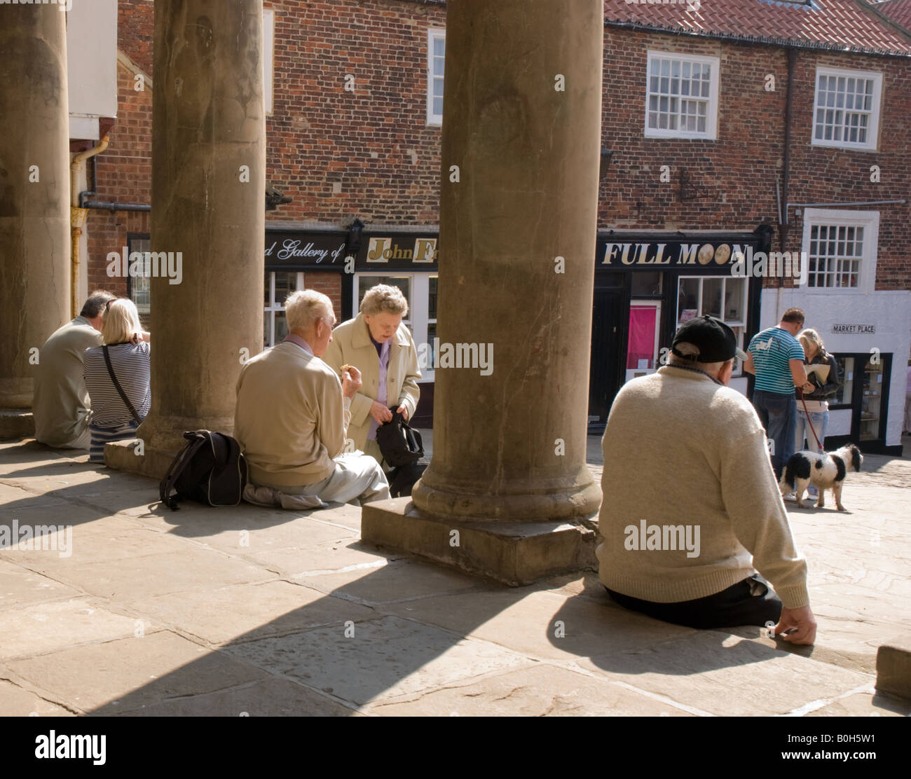 WHITBY MARKET PLACE Stock Photo - Alamy